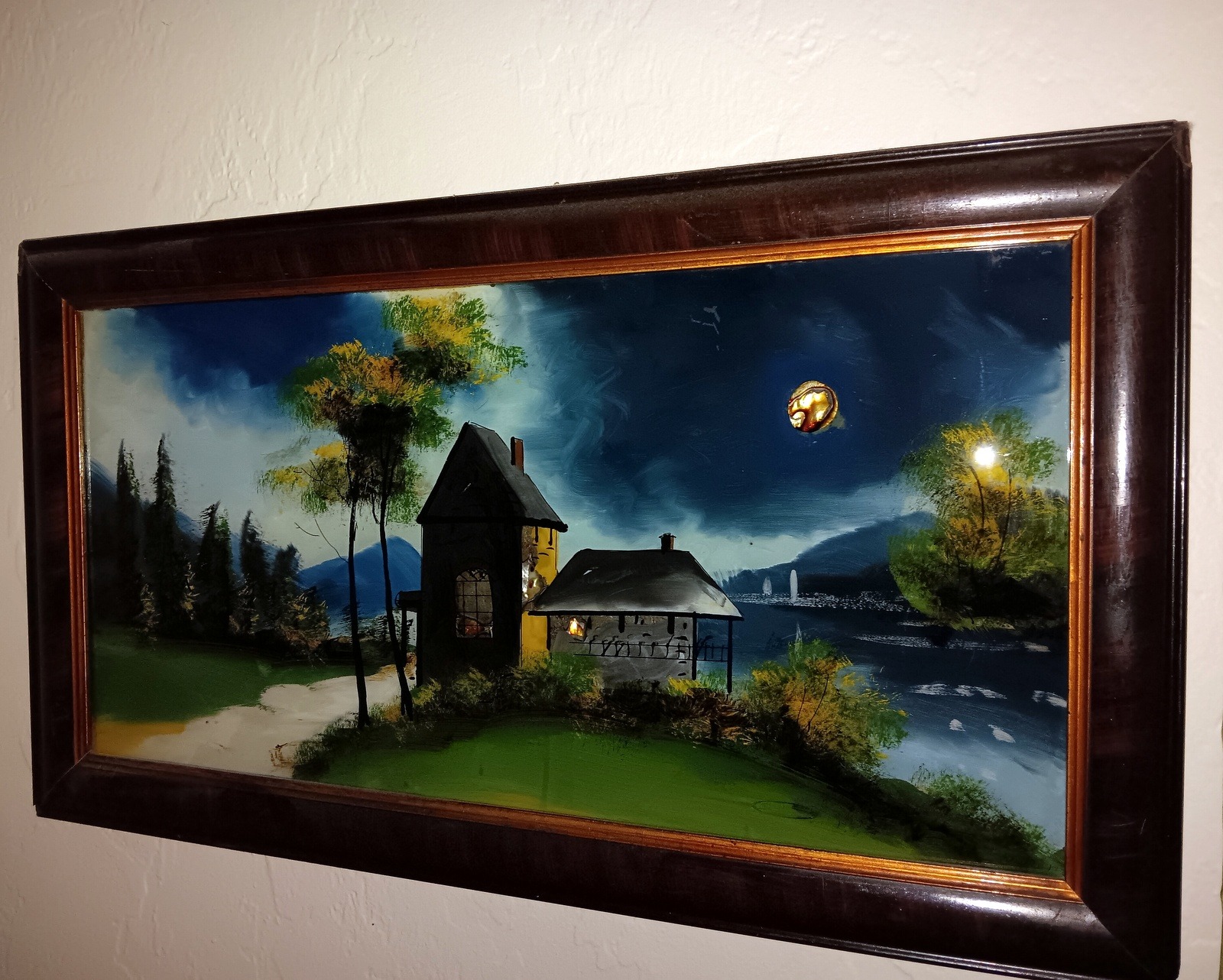 LIFE OF A WORKING ARTIST - REVERSE PAINTING ON GLASS #10 - Creative ...