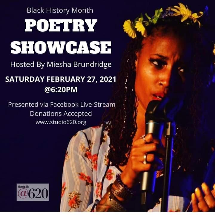 Black History Month Poetry Showcase at Studio 620 - Creative Pinellas