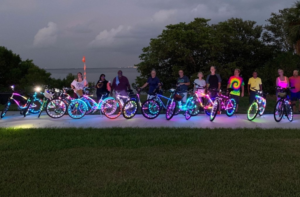 Let’s Glow Riding Lights up the Night on Two Wheels - Creative Pinellas
