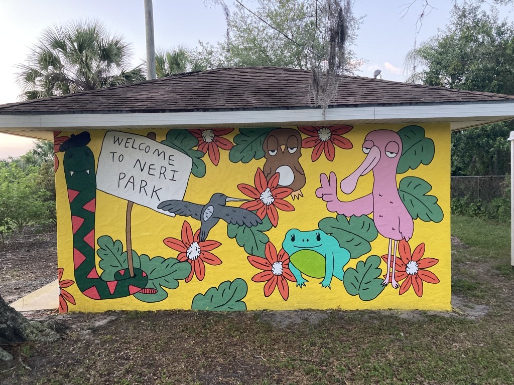 Cory Robinson’s Lealman Neighborhood Mural - Creative Pinellas