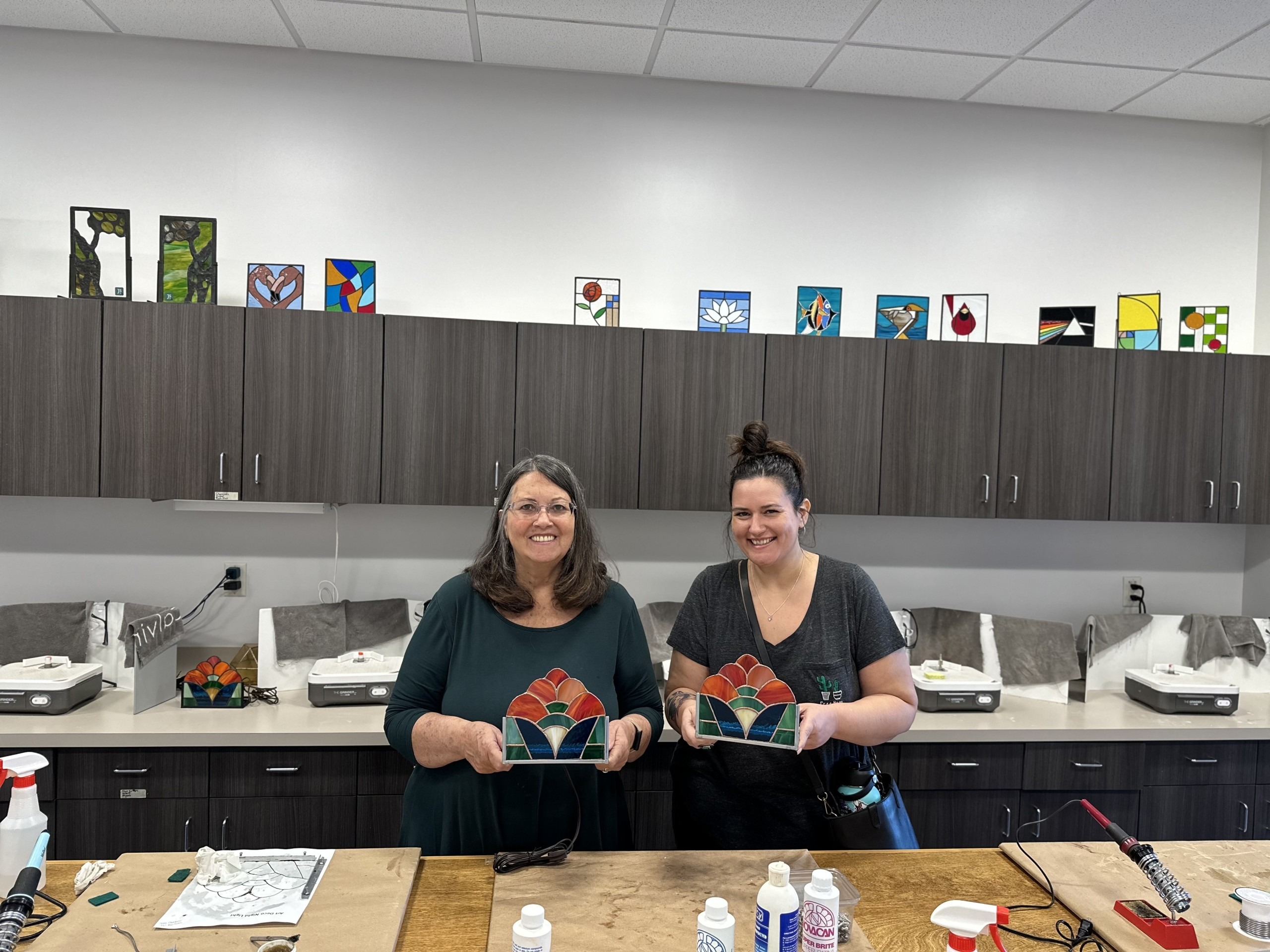 Exploring a New Medium: Stained Glass class at the Museum of the AACM - Creative Pinellas