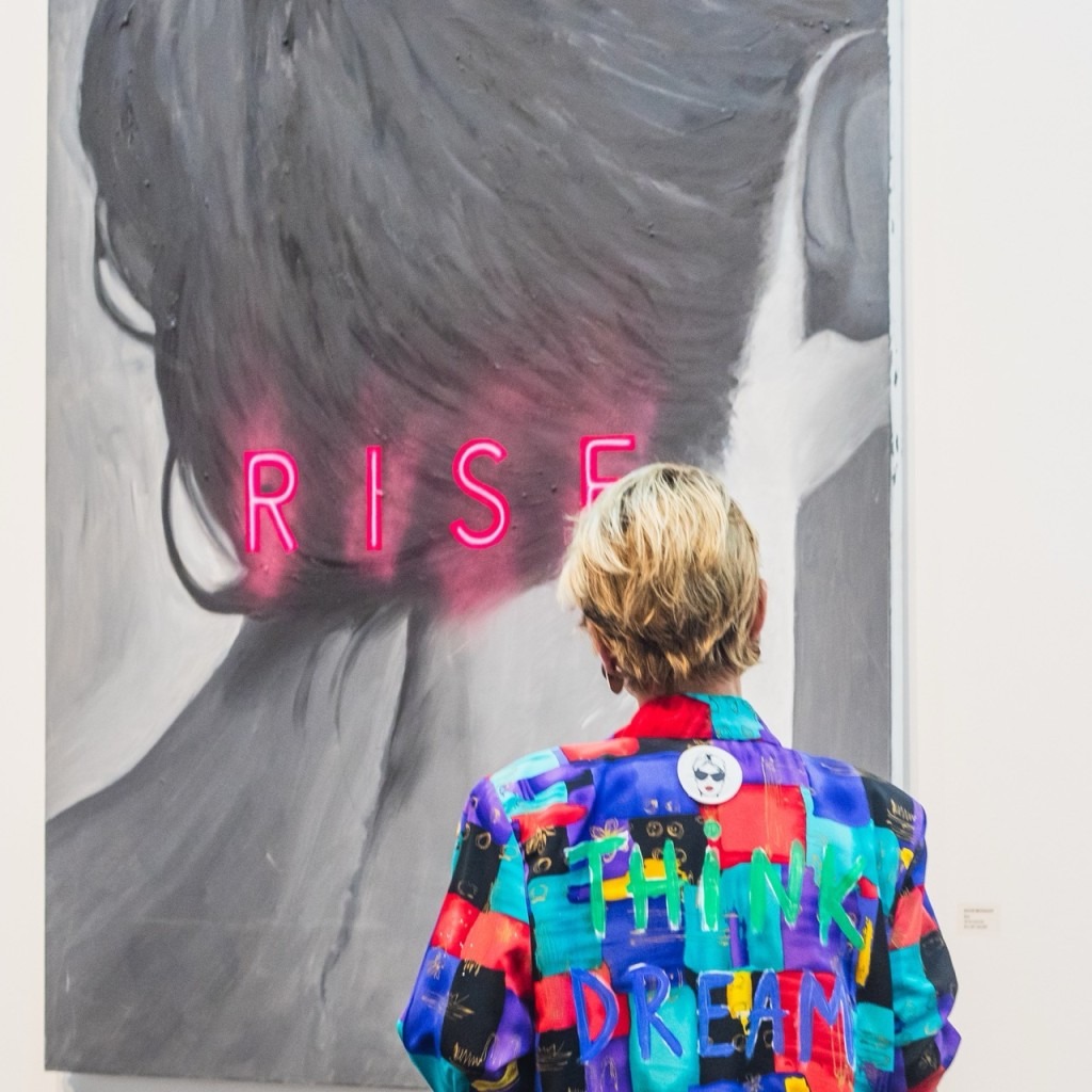 At the 2024 Emerging Artists Exhibit - Creative Pinellas