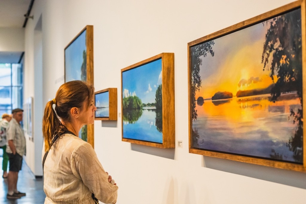 At the 2024 Emerging Artists Exhibit - Creative Pinellas