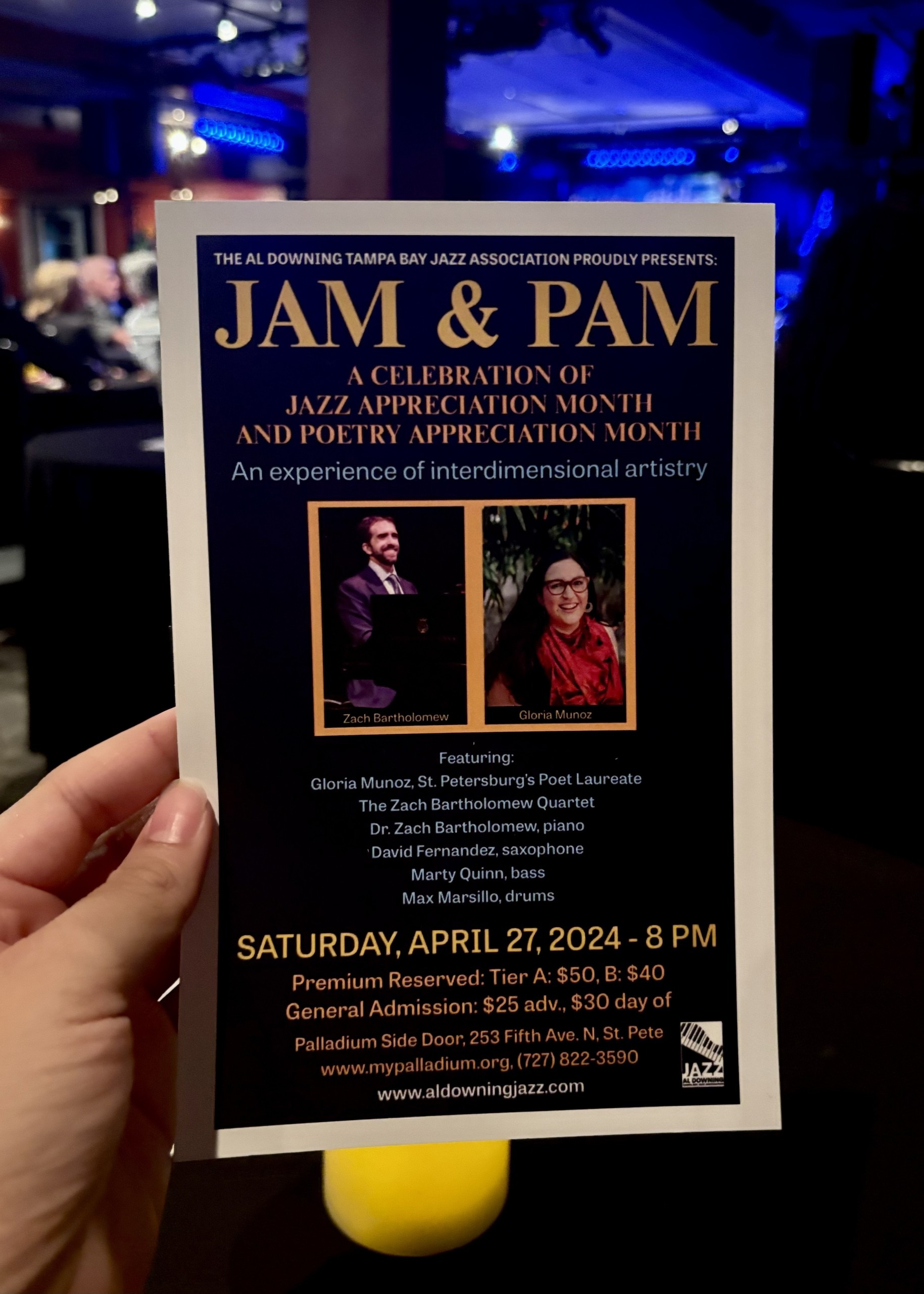 An Arts Collaboration for Jazz and Poetry Appreciation Month - Creative Pinellas